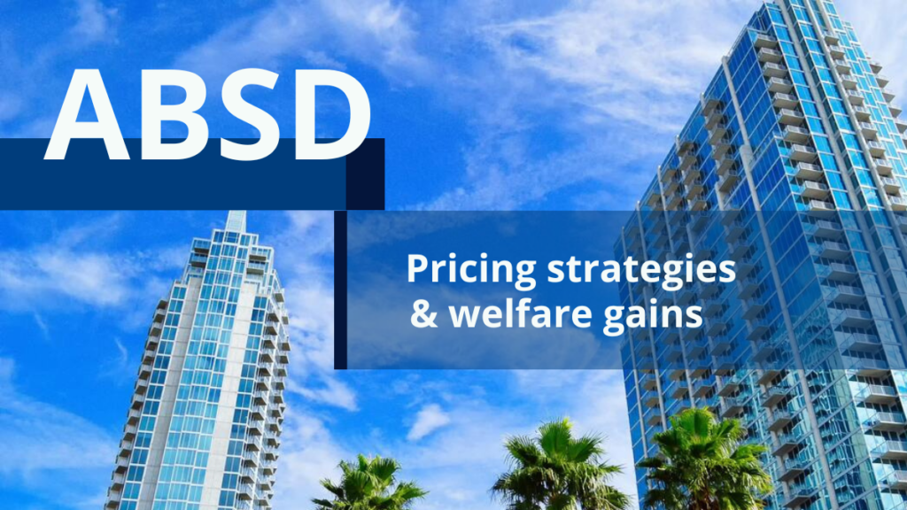 How do developers respond to the ABSD – NUS Institute of Real Estate and Urban Studies